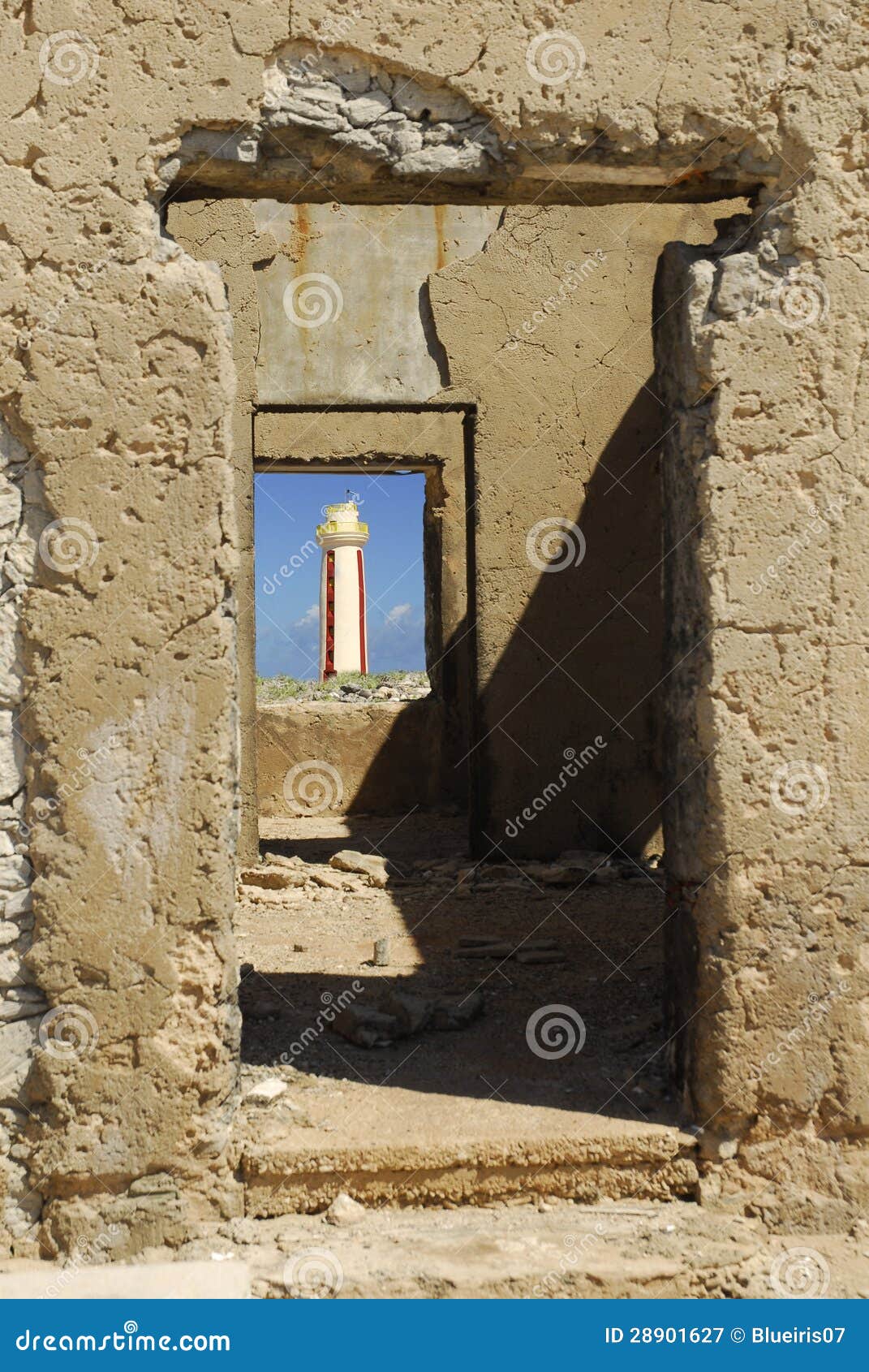 Lighthouse in the Window Frame Stock Image - Image of lighthouse, white ...
