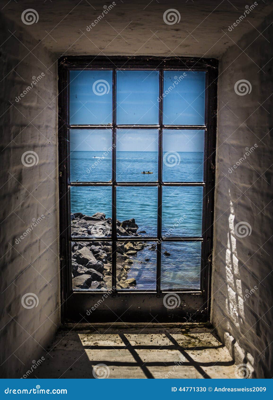 Lighthouse windows stock photo. Image of view, white - 44771330