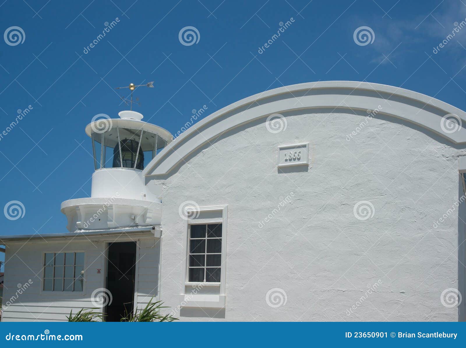 Lighthouse at Yamba. stock image. Image of curved, australia - 23650901