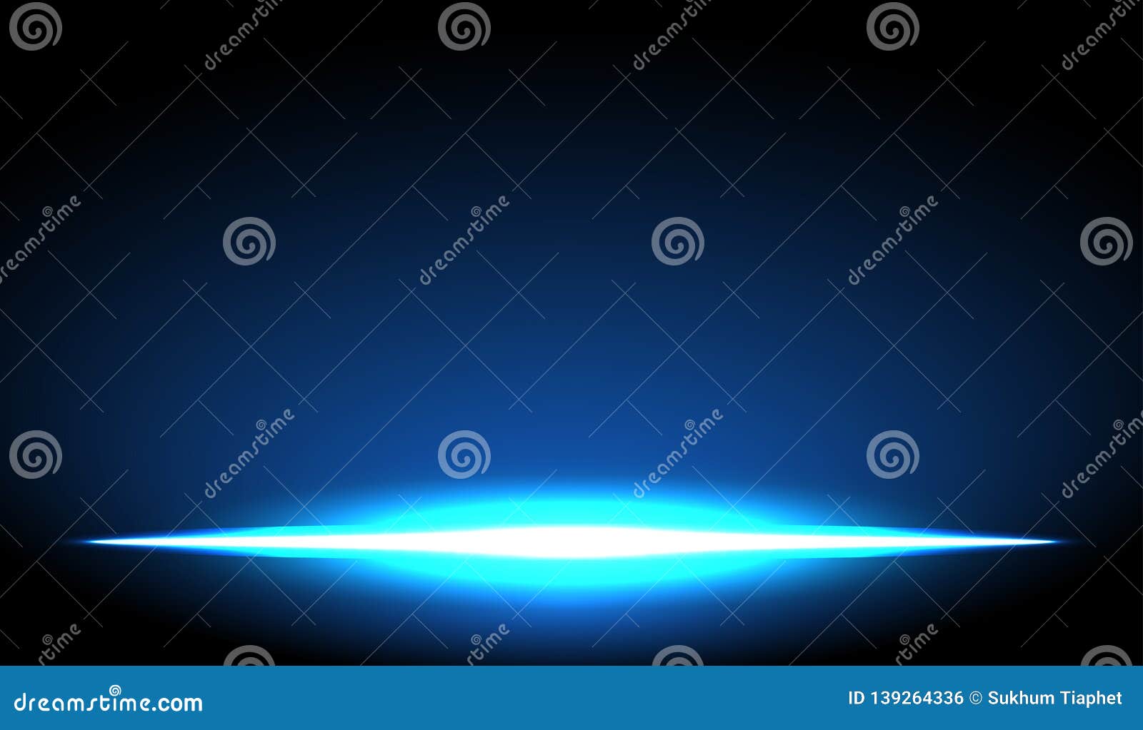 Glow Light Effect on Dark Blue Stock Illustration - Illustration of ...