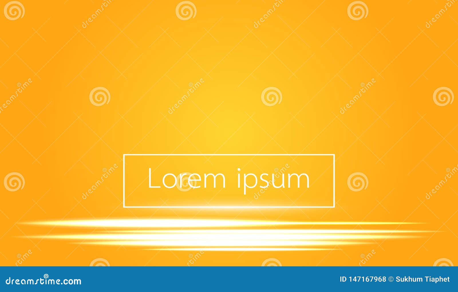 Glow Light Effect on Orange Gradient Stock Illustration - Illustration ...