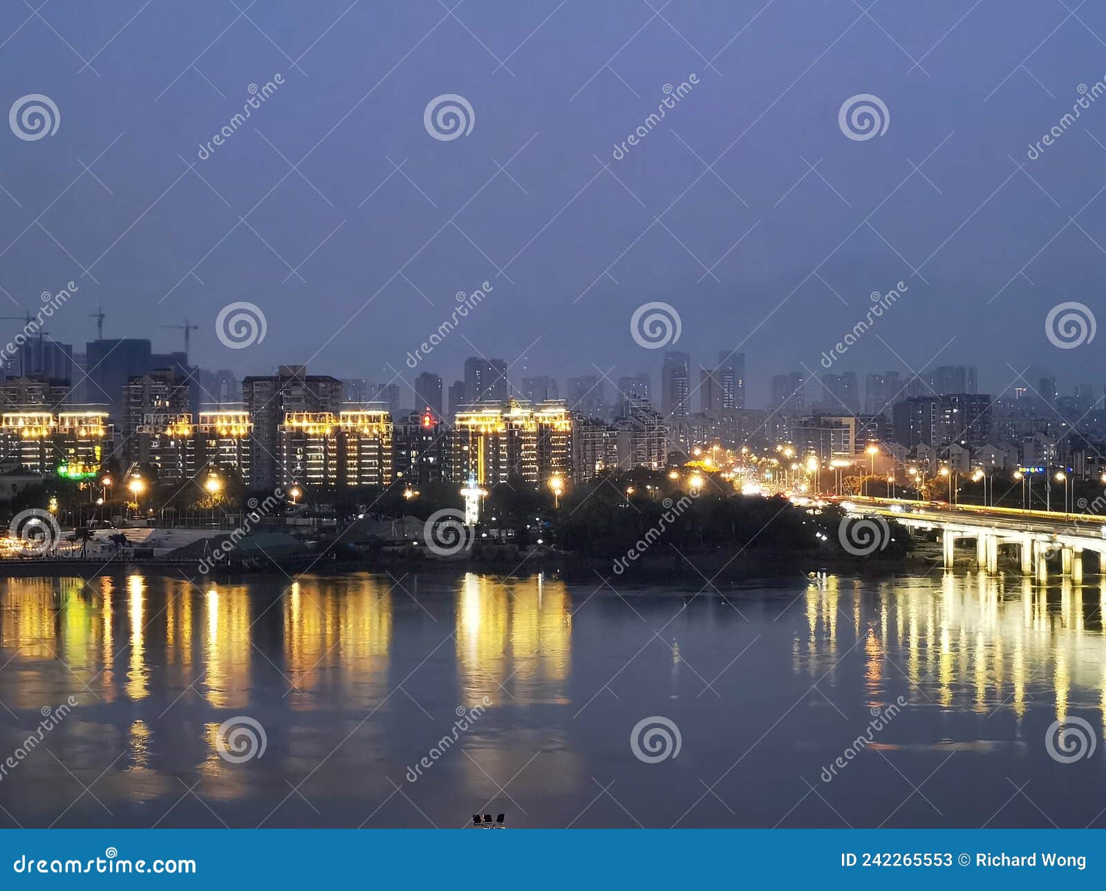 The Lighting on Along the River Stock Image - Image of beautiful ...