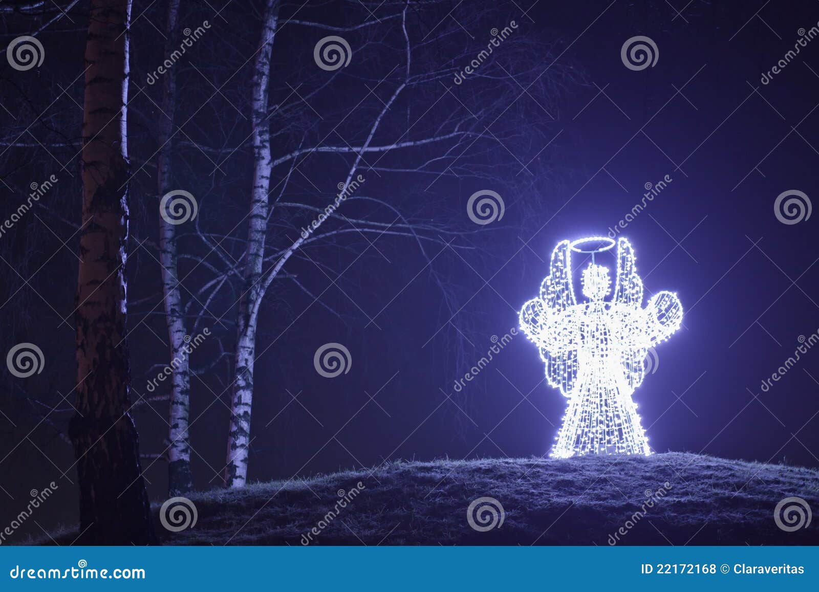 Lighting angel stock photo. Image of angel, night, baroque - 22172168