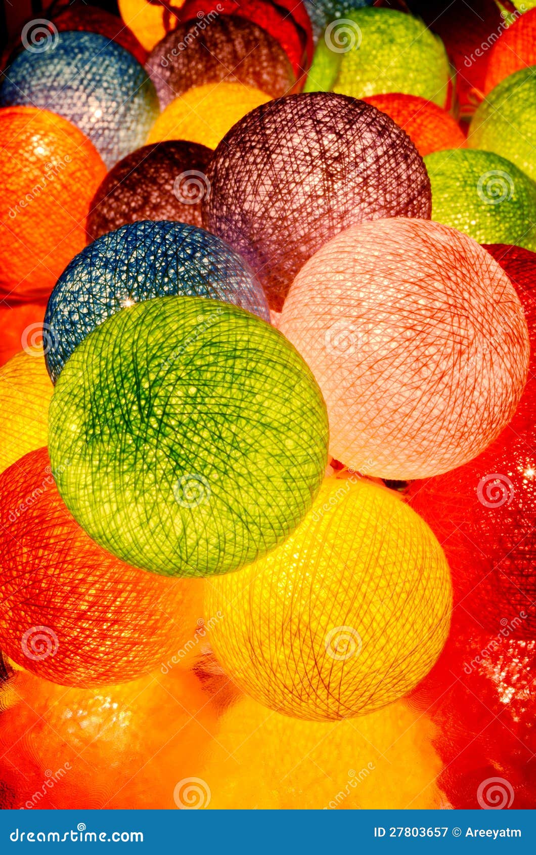 Lighting Balls. stock image. Image of green, celebrate - 27803657