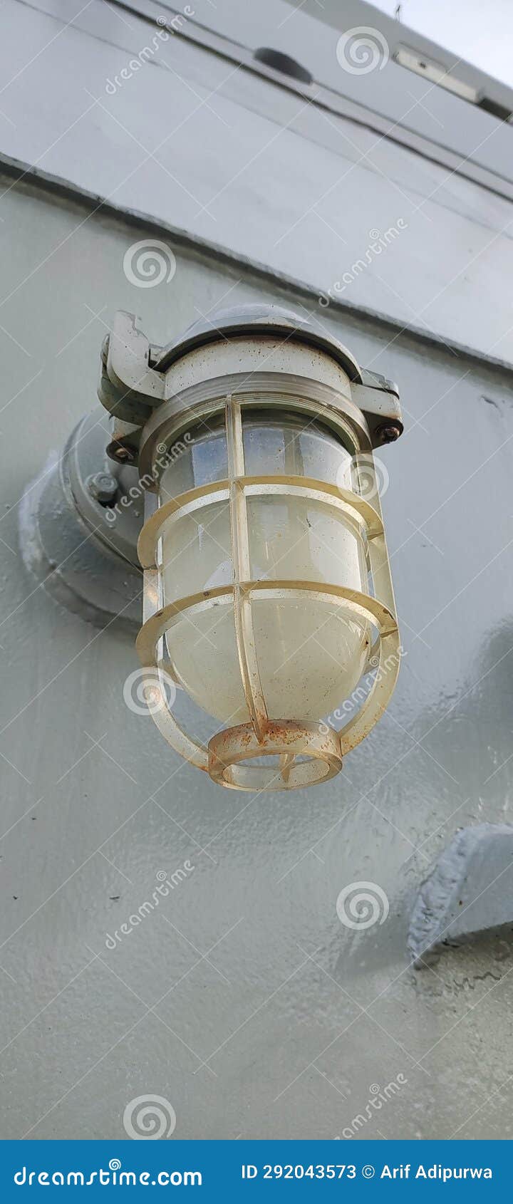 Lighting on Board the Ship when it is Dark Stock Image - Image of ...