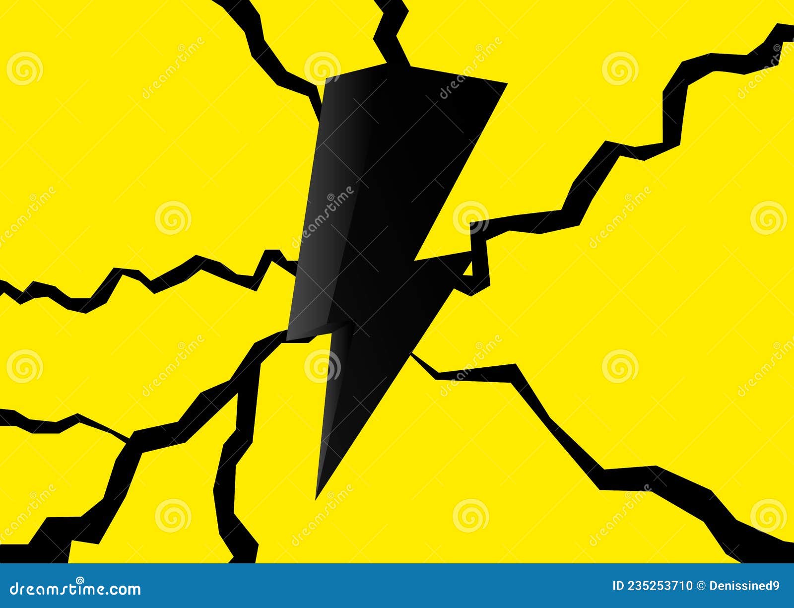 Lighting Bolt, Abstract Background, Poster Design Template Stock ...