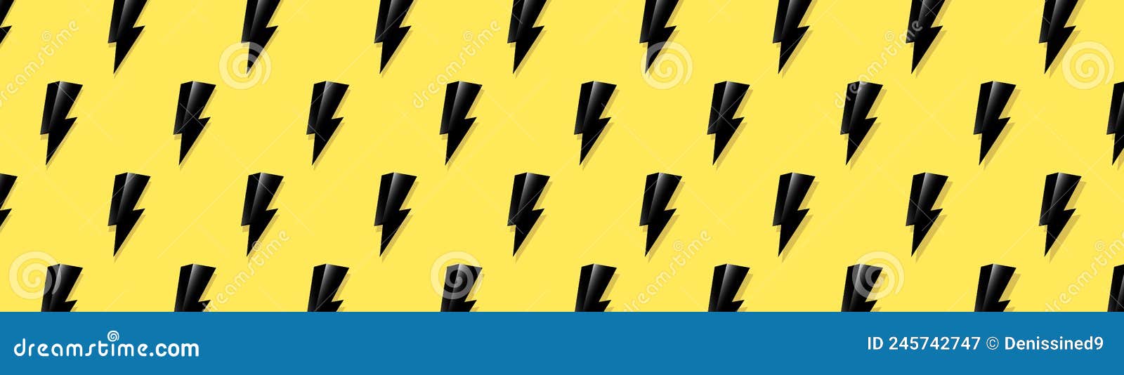 Lighting Bolt, Abstract Background, Web Banner with Thunderbolt. Stock ...