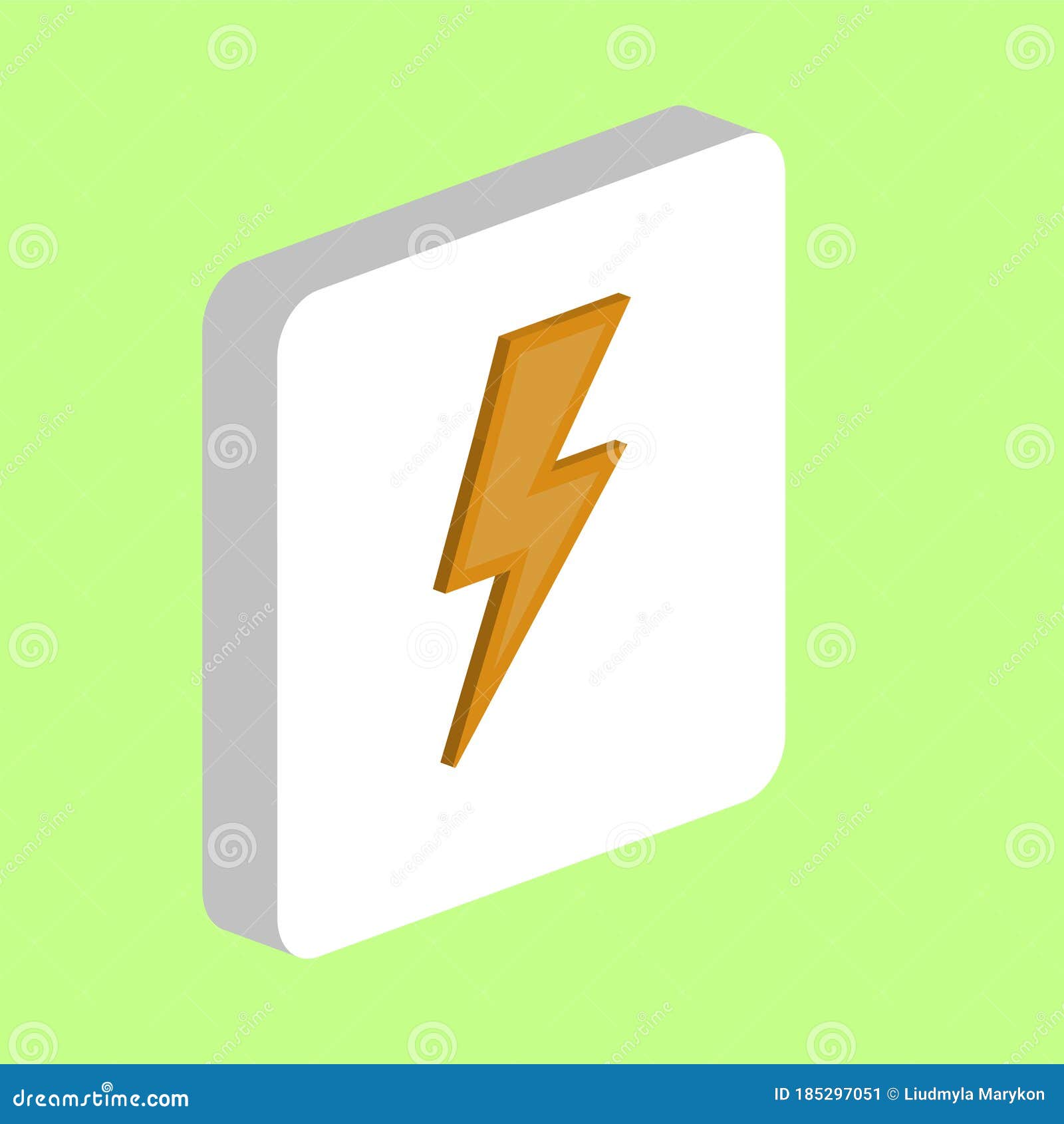 Lighting Bolt Computer Symbol Stock Illustration - Illustration of ...