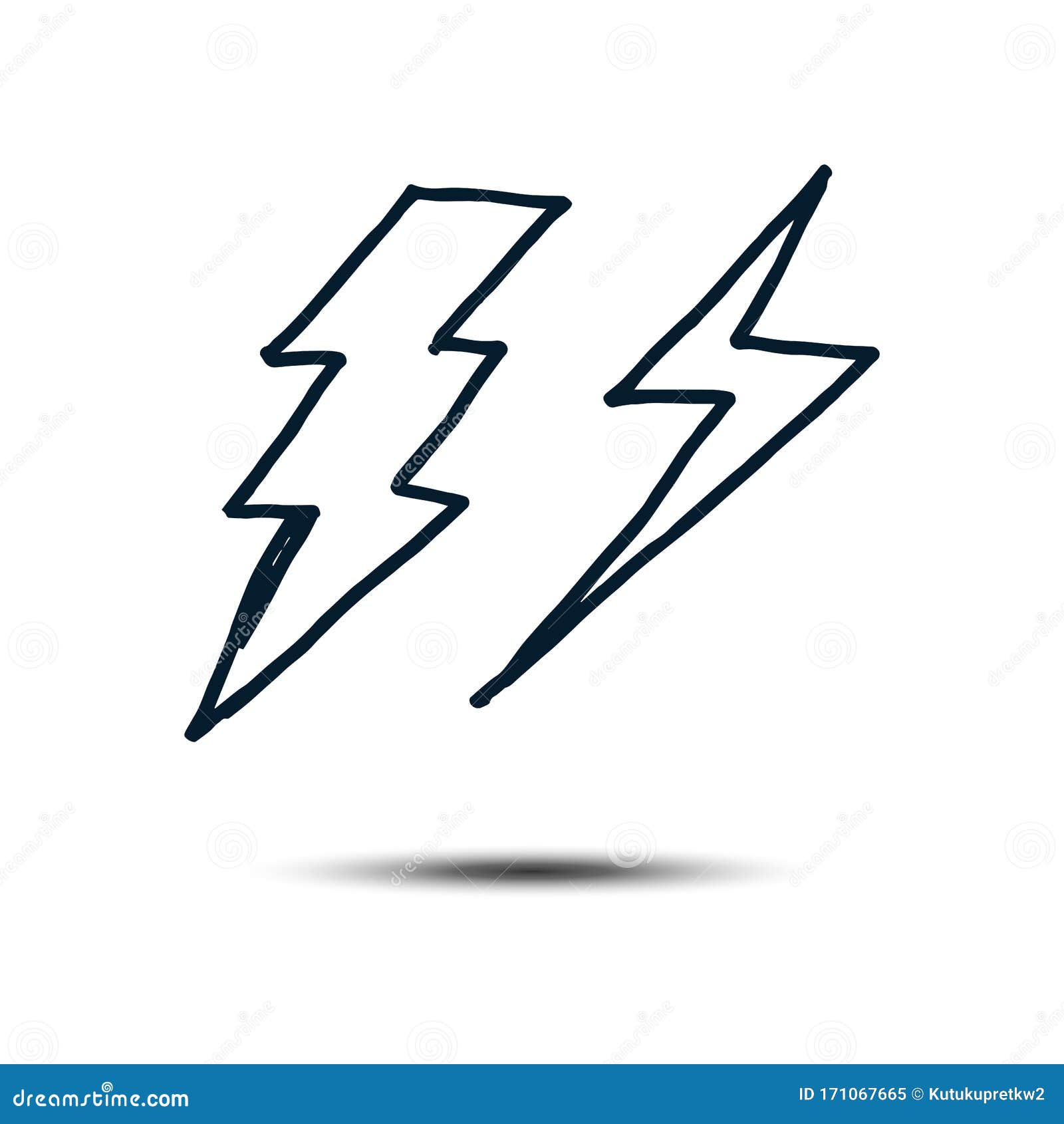 Bolt Hand Rotation Commitment Teamwork Together Outline Logo Vector ...