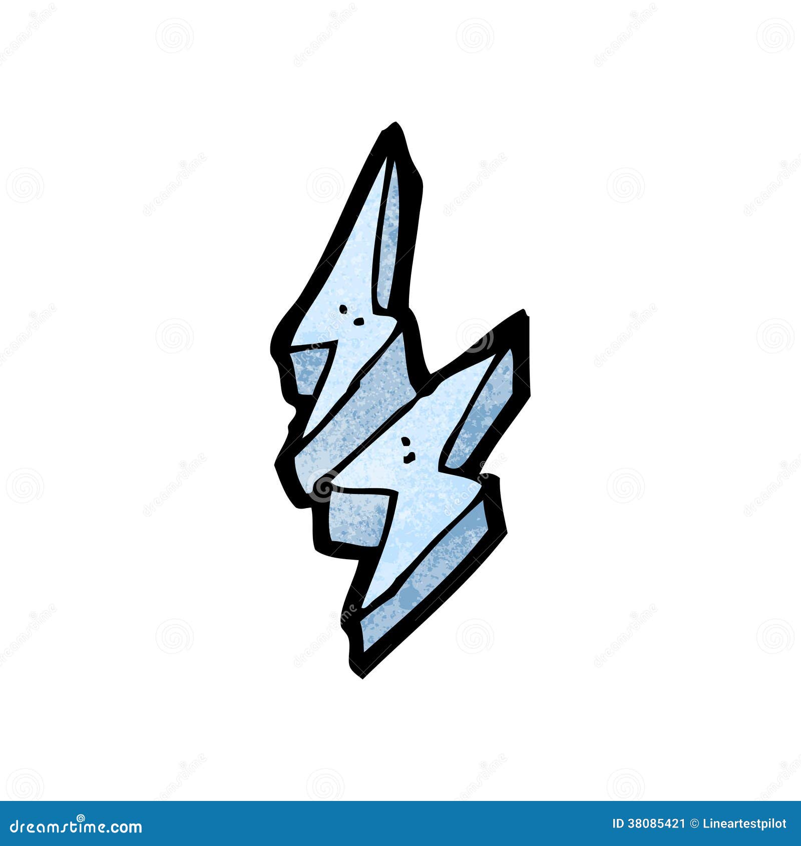 Lighting Bolts Cartoon Element Stock Vector - Illustration of funny ...