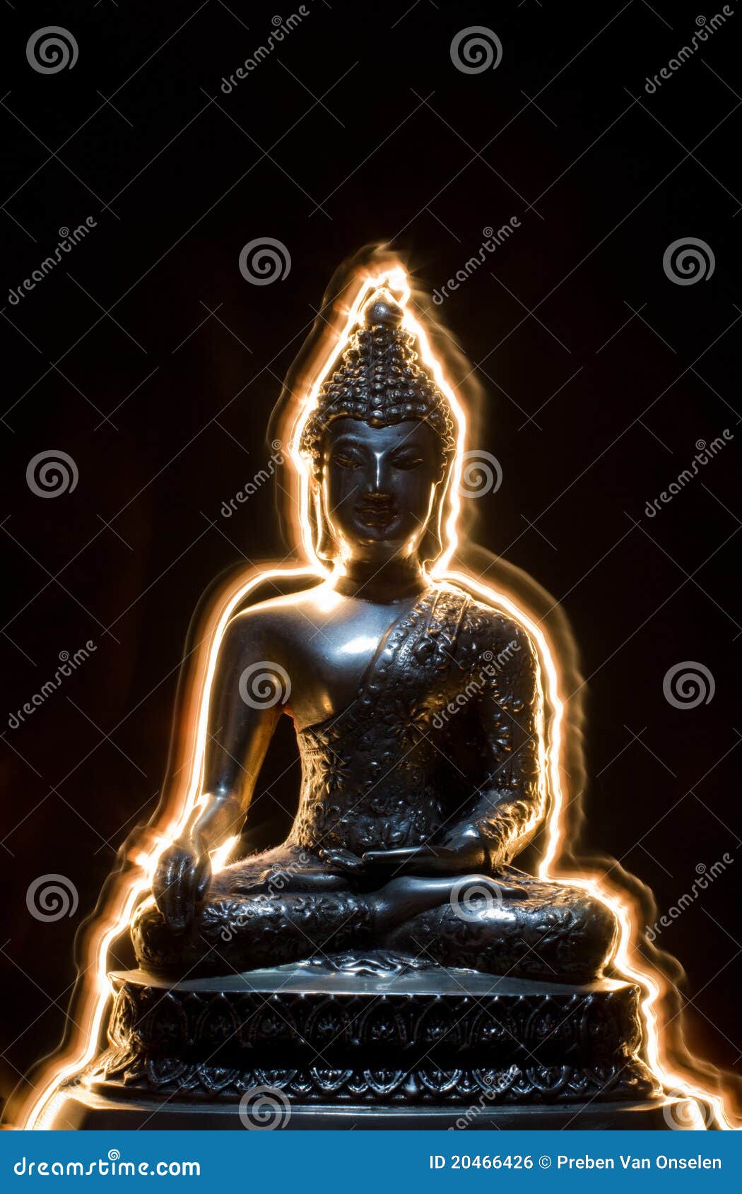 Lighting buddha stock photo. Image of light, relax, religion - 20466426