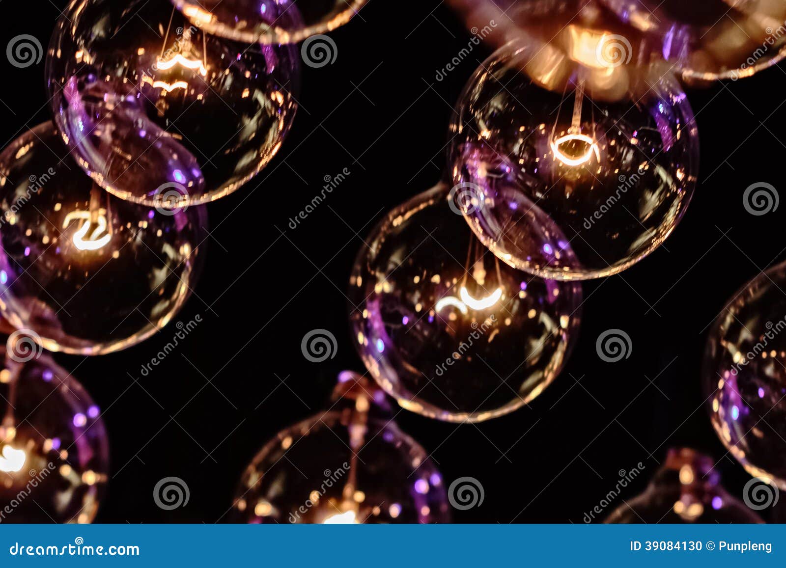 Lighting Bulb Decor stock photo. Image of black, decor - 39084130