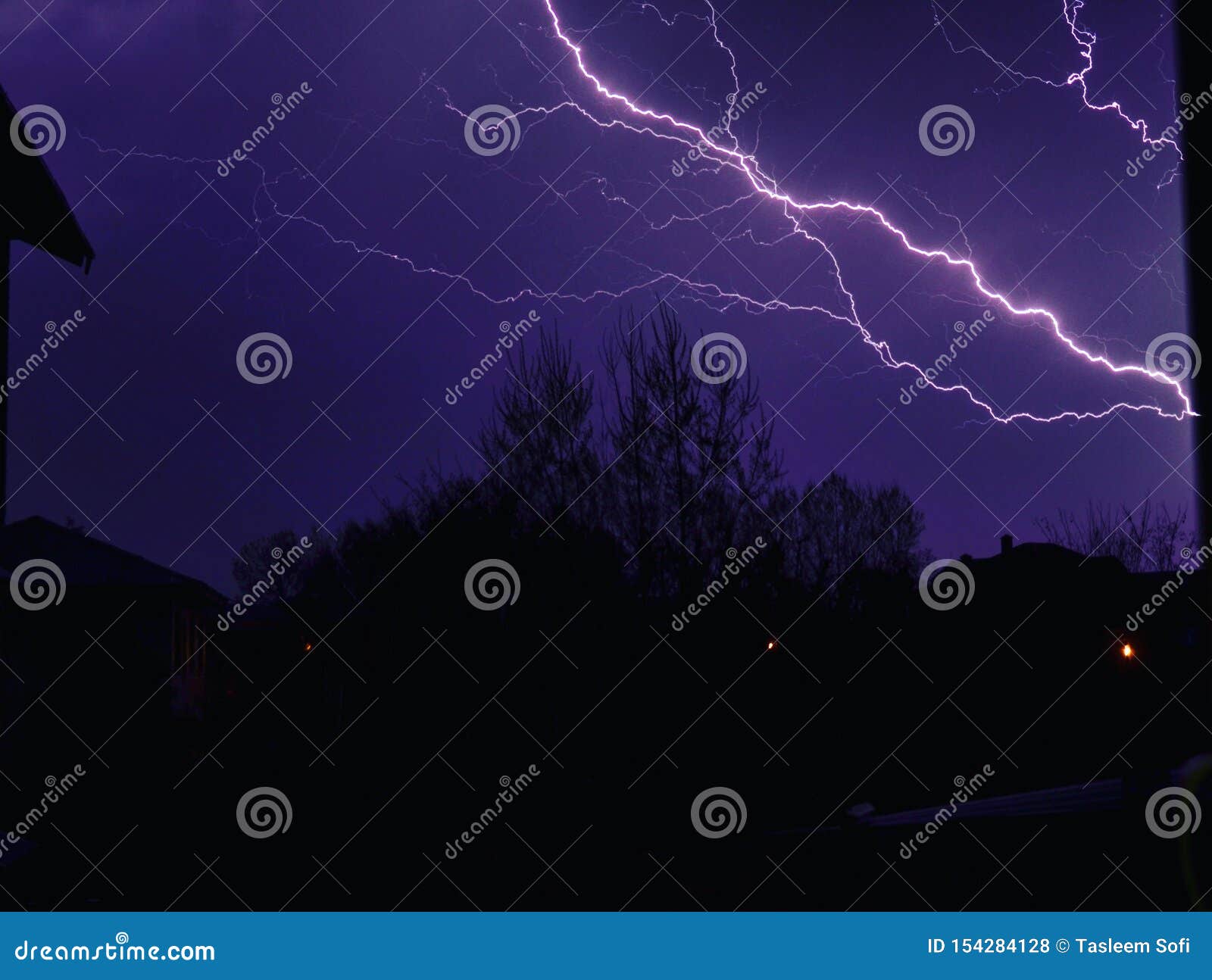 Lighting Captured in Kashmir Stock Photo - Image of quail, moonlight ...