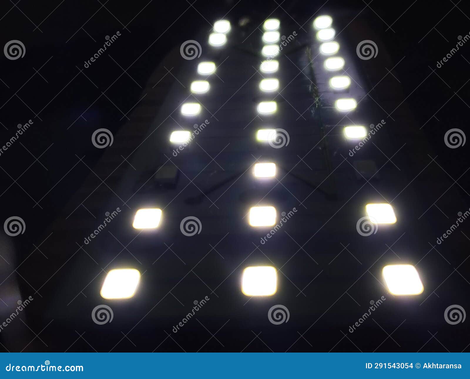 Lighting-chip LEDs on Bulb E27 and GU10 Stock Photo - Image of cold ...