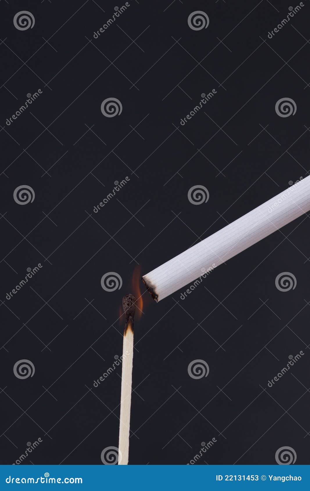 Lighting cigarette stock image. Image of fume, flame - 22131453
