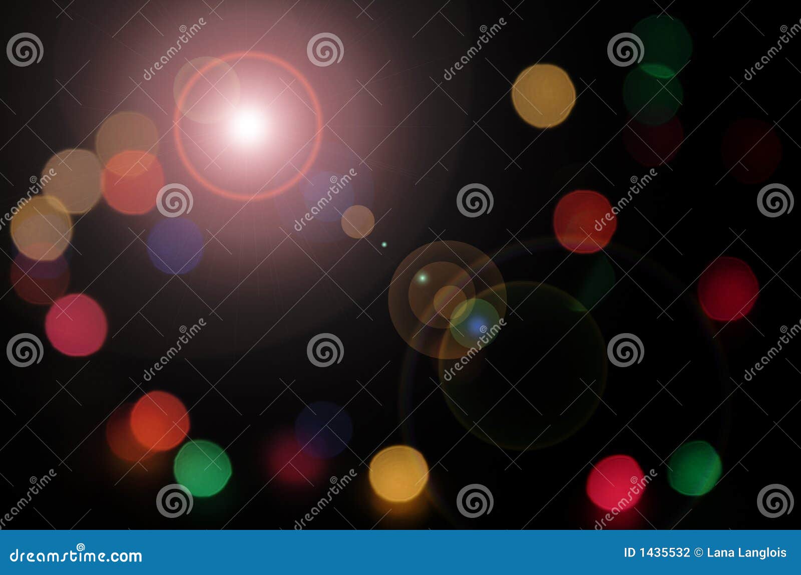 Lighting color spots stock photo. Image of present, decorate - 1435532