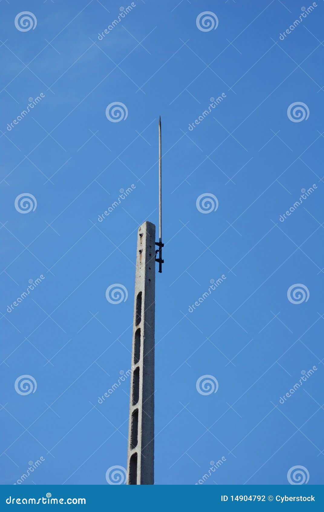 Lighting conductor stock photo. Image of architecture - 14904792