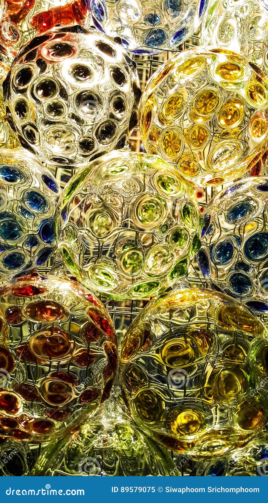 Lighting crystal ball stock illustration. Illustration of dots - 89579075