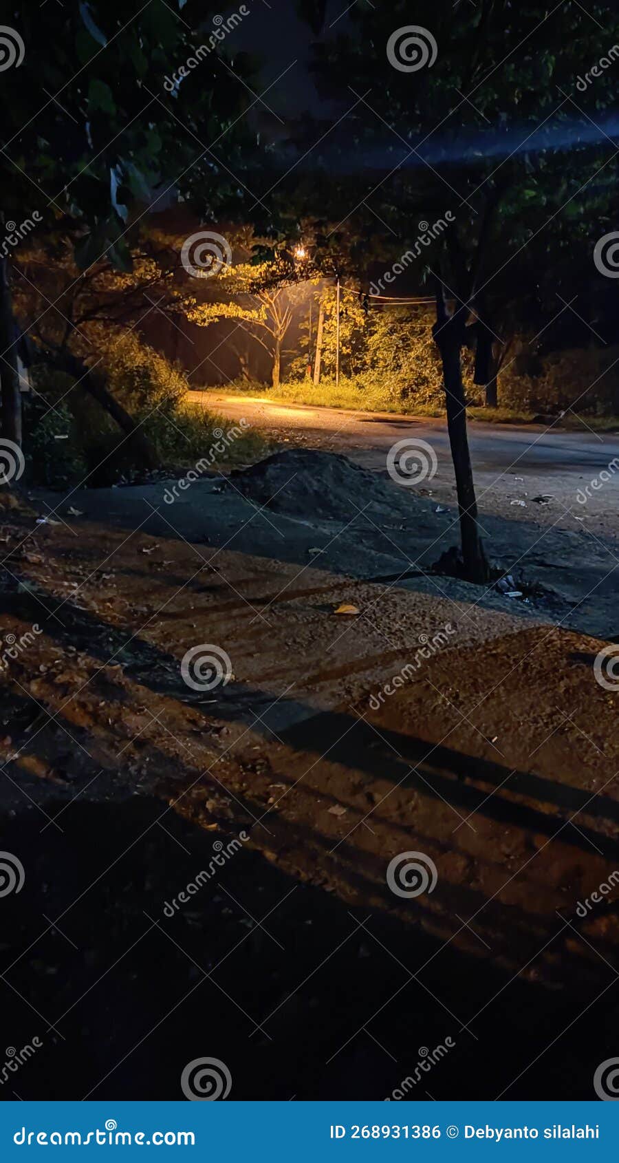 Lighting in the dark stock photo. Image of iron, night - 268931386