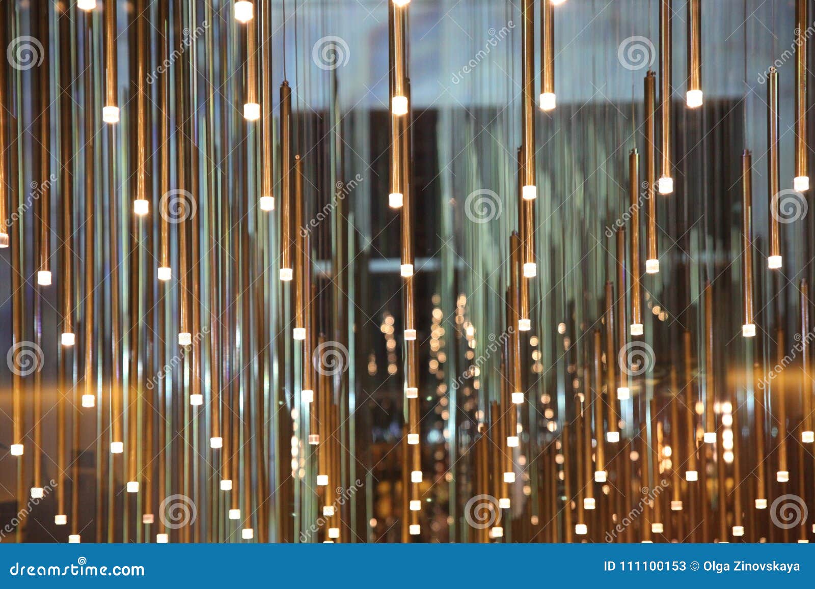 Lighting Decorative Device for the Ceiling in the Building Stock Image ...