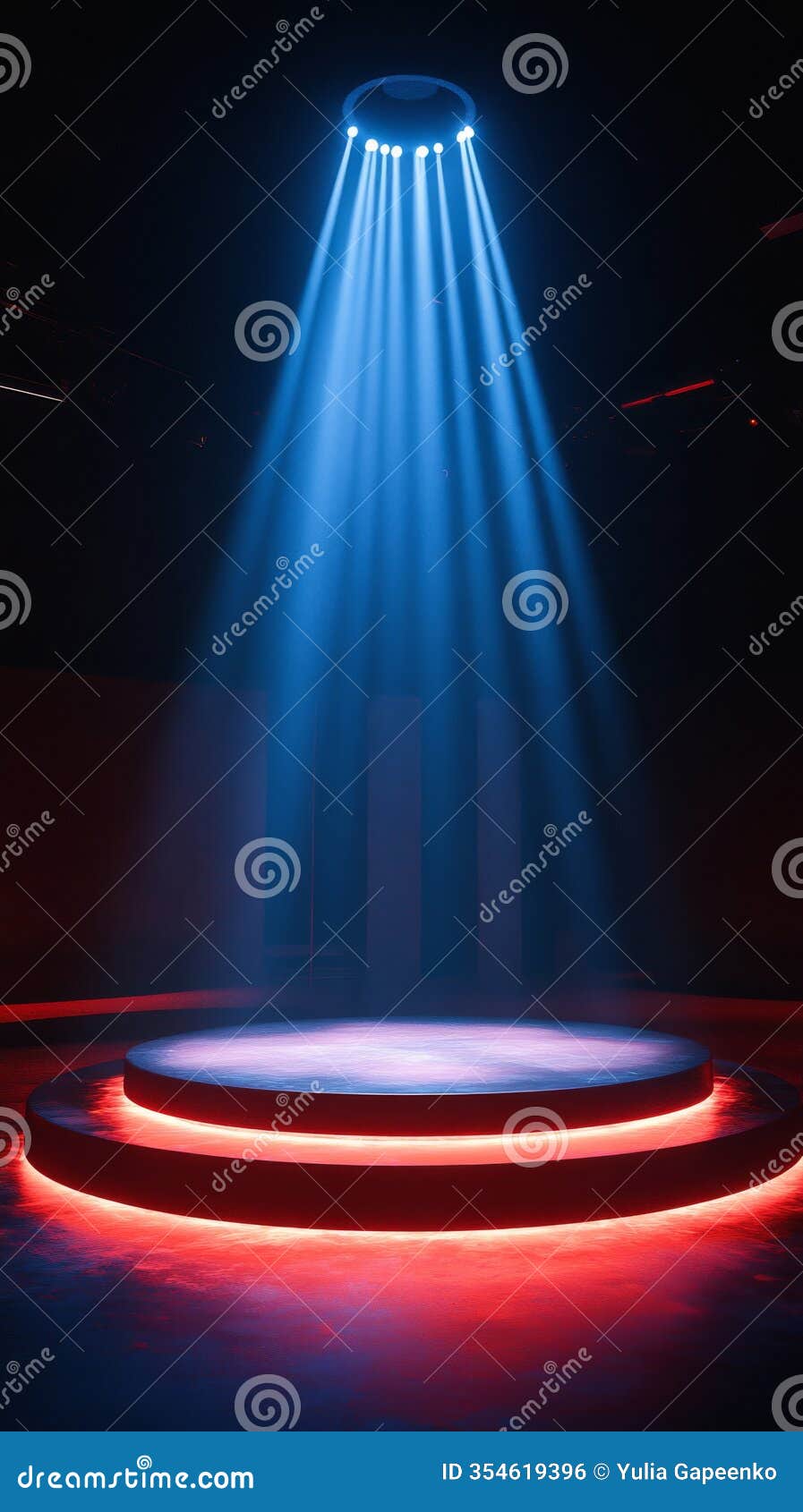 Lighting Design with Circular Beam and Waterfall Effect in Performance ...