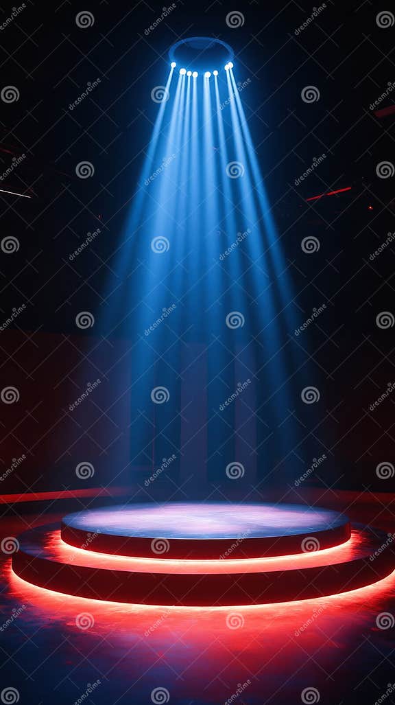 Lighting Design with Circular Beam and Waterfall Effect in Performance ...