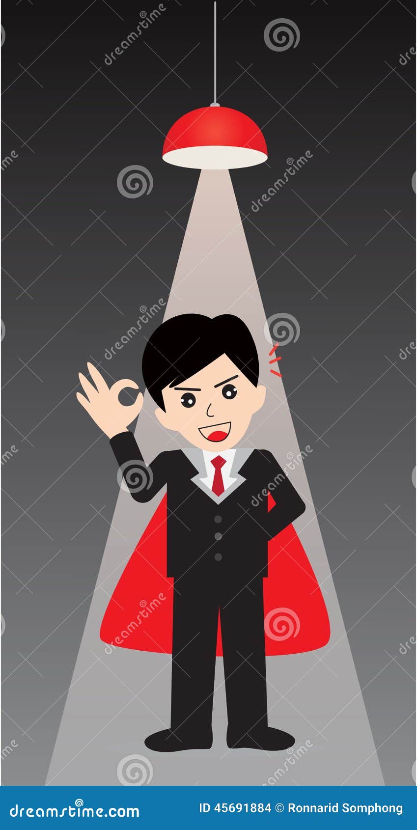 Lighting Downlight , Spotlight Lighting Design Illustration Stock ...