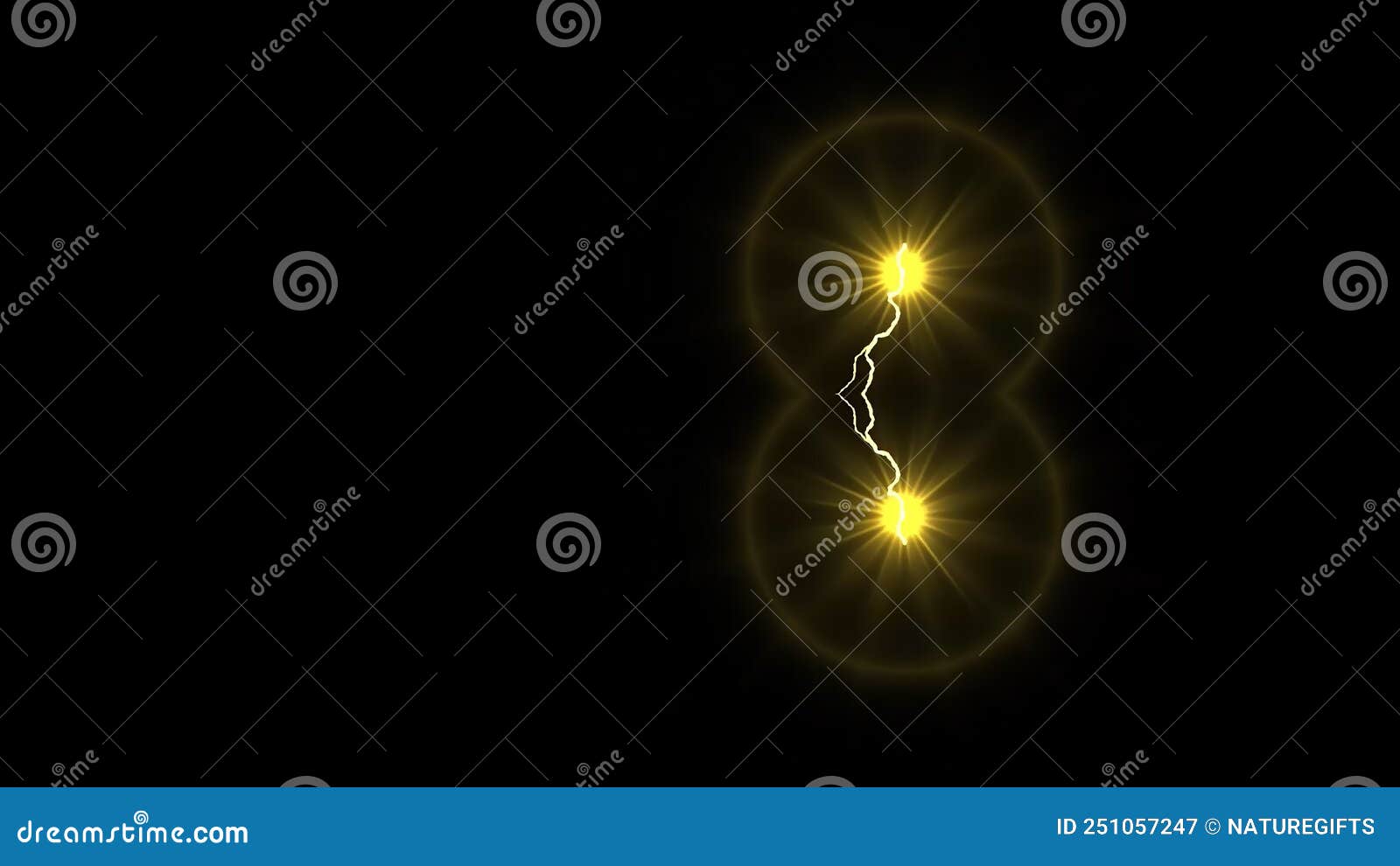 Lighting Electric Background Digital Stock Illustration - Illustration ...