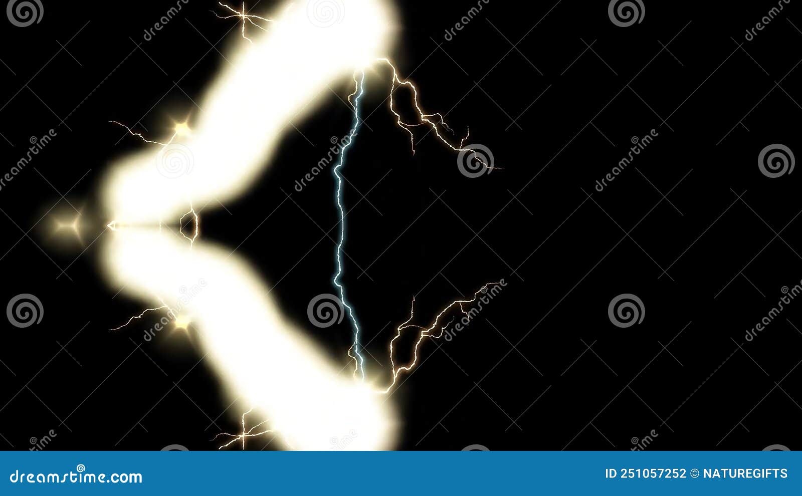 Lighting Electric Background Digital Stock Illustration - Illustration ...