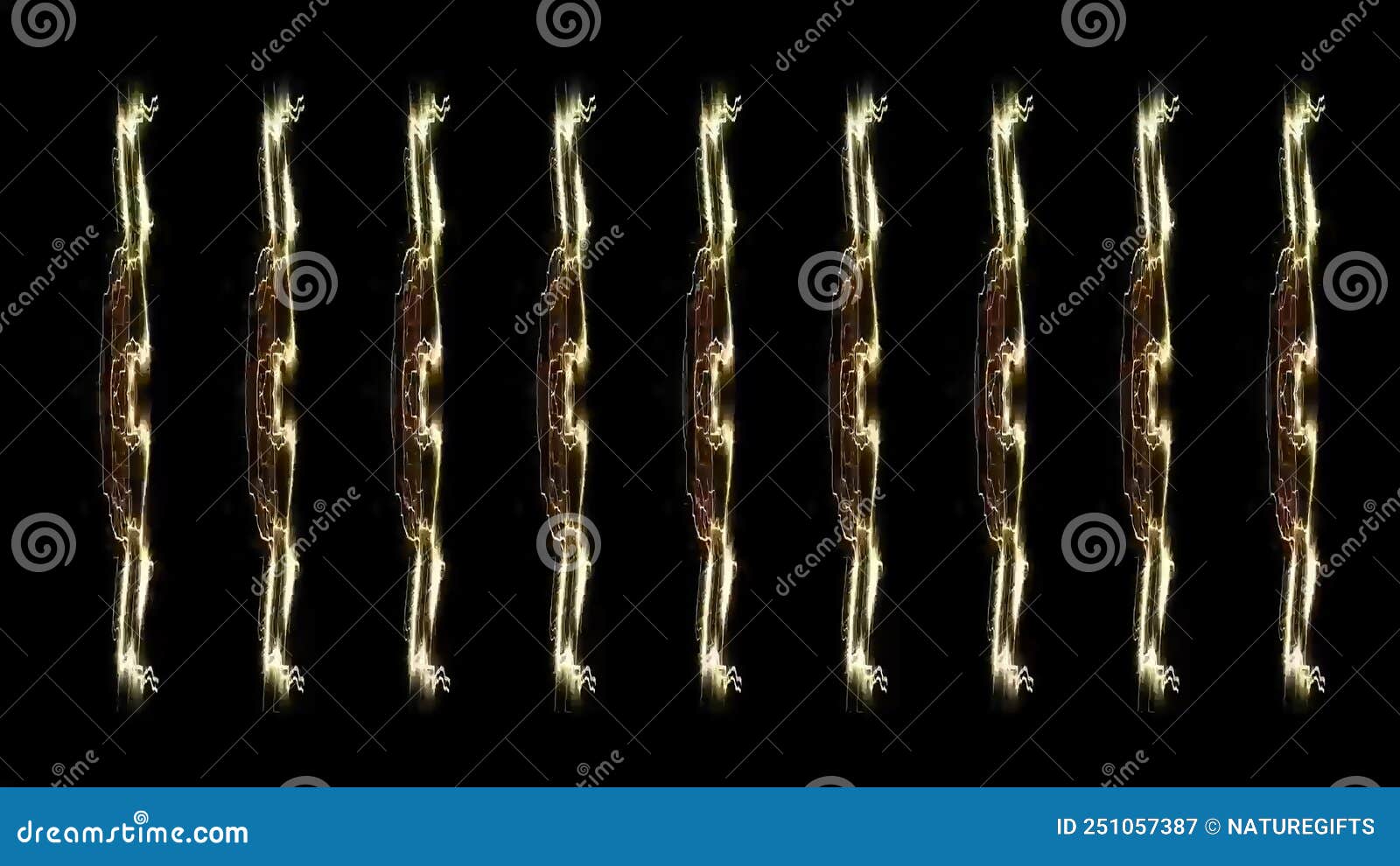 Lighting Electric Background Digital Stock Illustration - Illustration ...