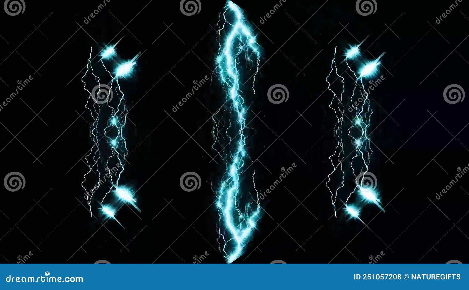 Lighting Electric Background Digital Stock Illustration - Illustration ...
