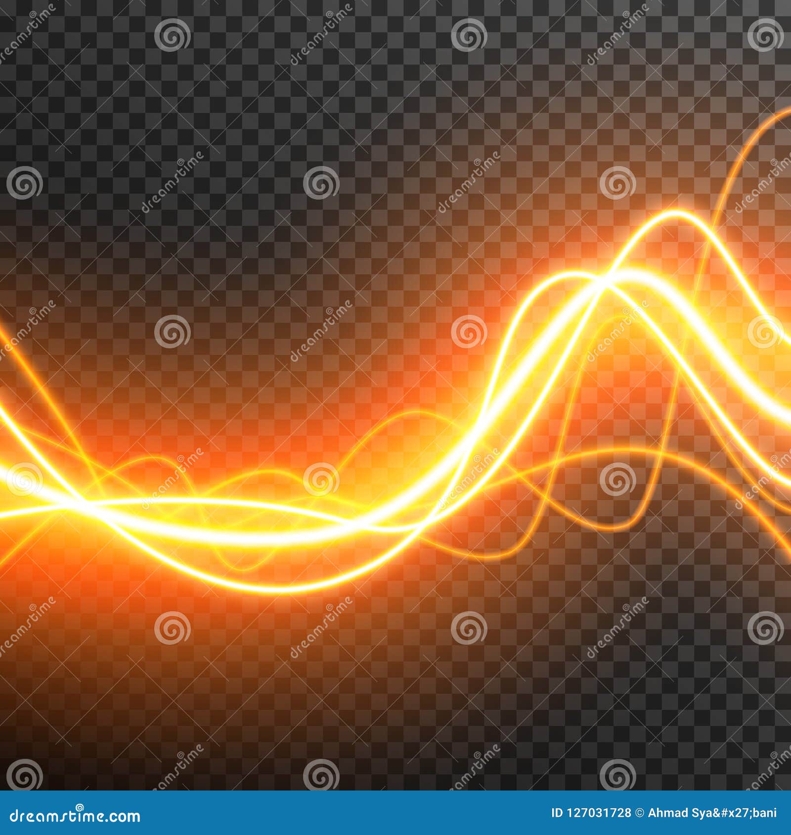 Lighting Electric Thunder Storm Glow Sparkle Vector Transparent Stock ...