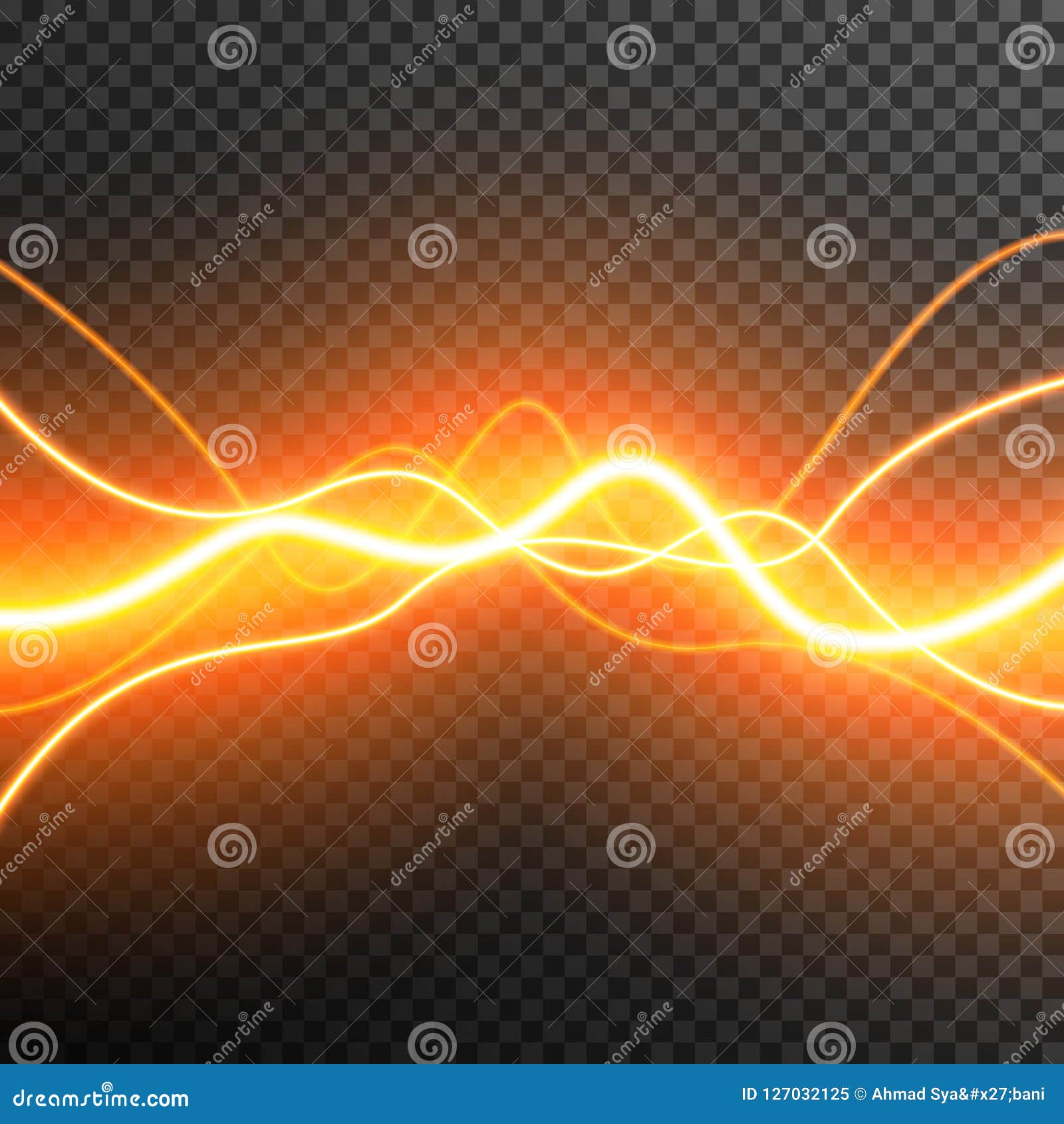 Lighting Electric Thunder Storm Glow Sparkle Vector Transparent Stock ...