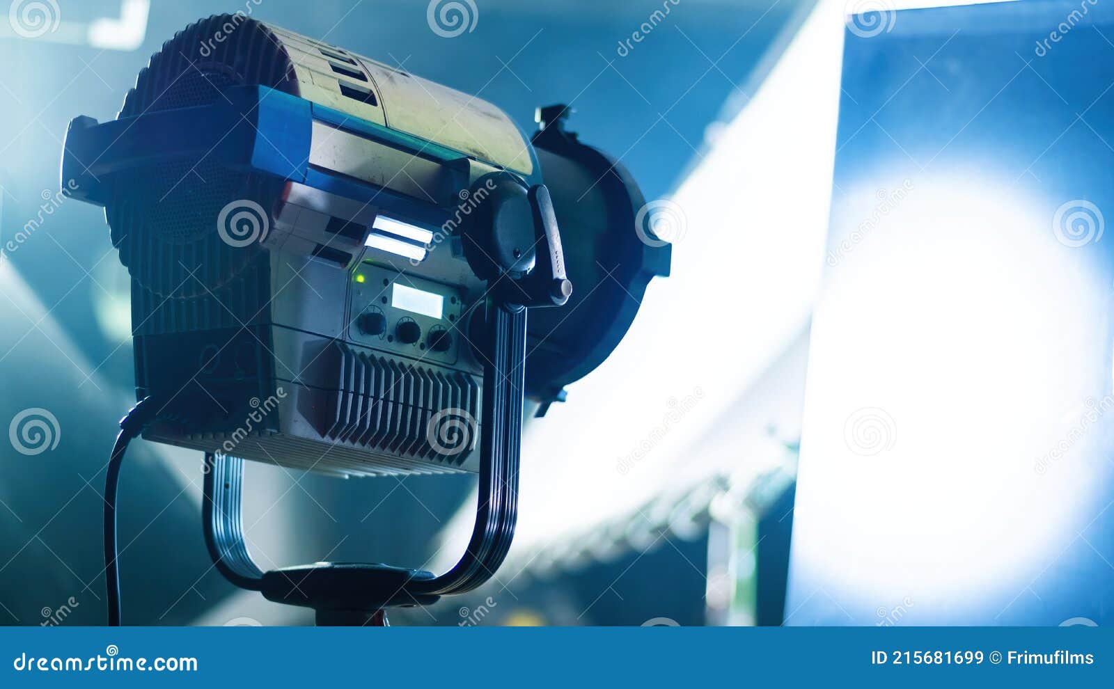 Lighting Equipment on the Set Stock Image - Image of fashion, business ...