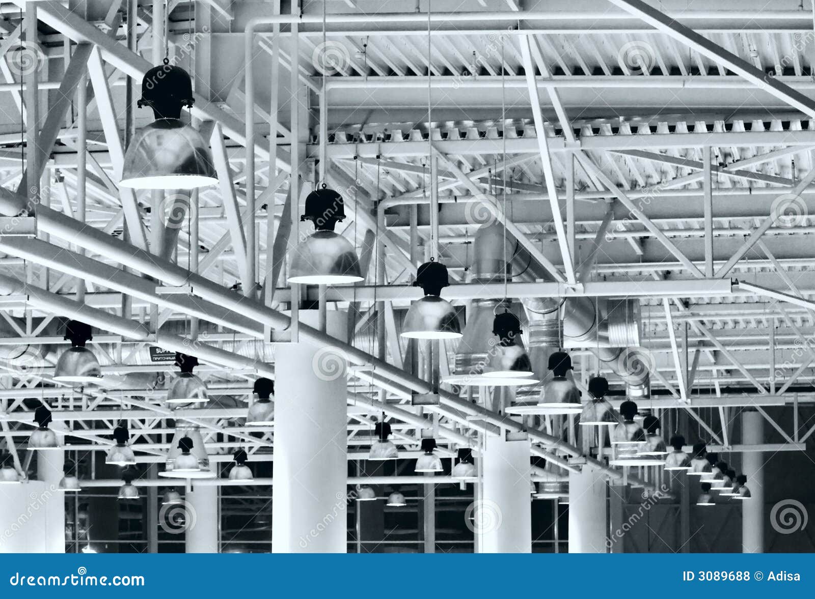 Lighting fixture stock photo. Image of ceiling, black - 3089688