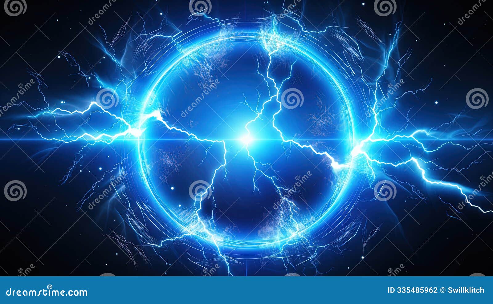 Sphere Of Thunderstorm Lightning Isolated On Transparent Background ...