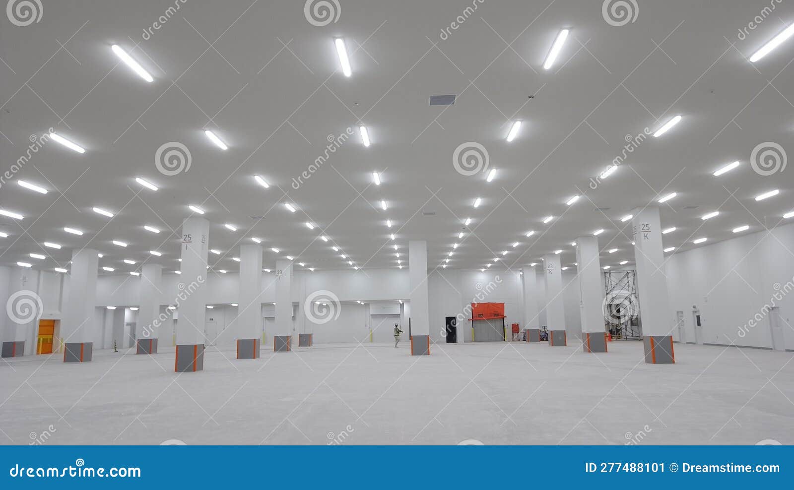 LIGHTING of FOOD FACTORY stock image. Image of hall - 277488101