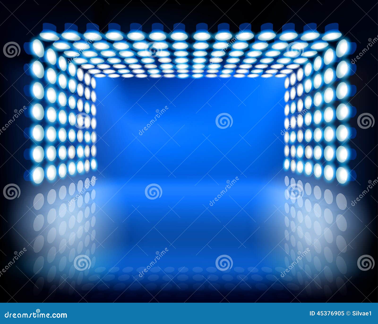 Lighting Gate. Vector Illustration. Stock Vector - Illustration of ...