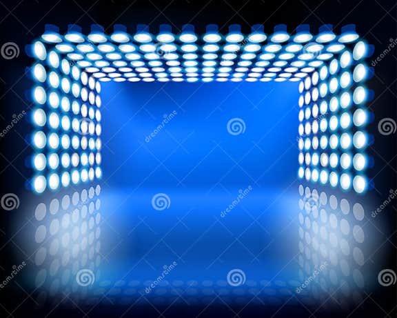 Lighting Gate. Vector Illustration. Stock Vector - Illustration of ...