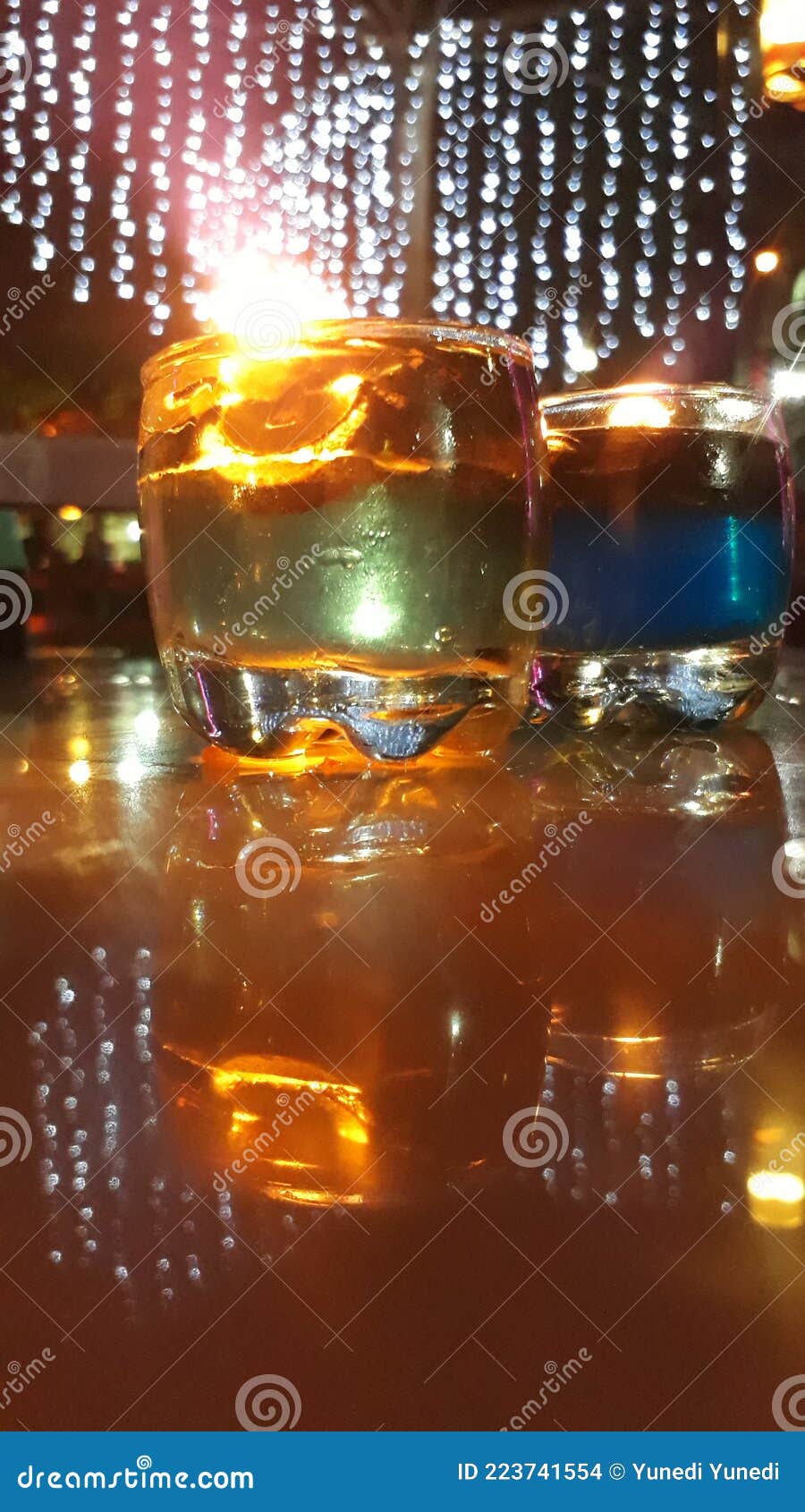 Lighting Glass Bar Reflection Stock Photo - Image of glass, wine: 223741554