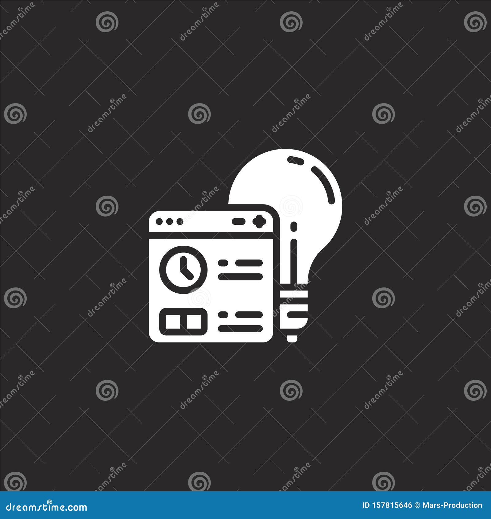 Lighting Icon. Filled Lighting Icon for Website Design and Mobile, App ...