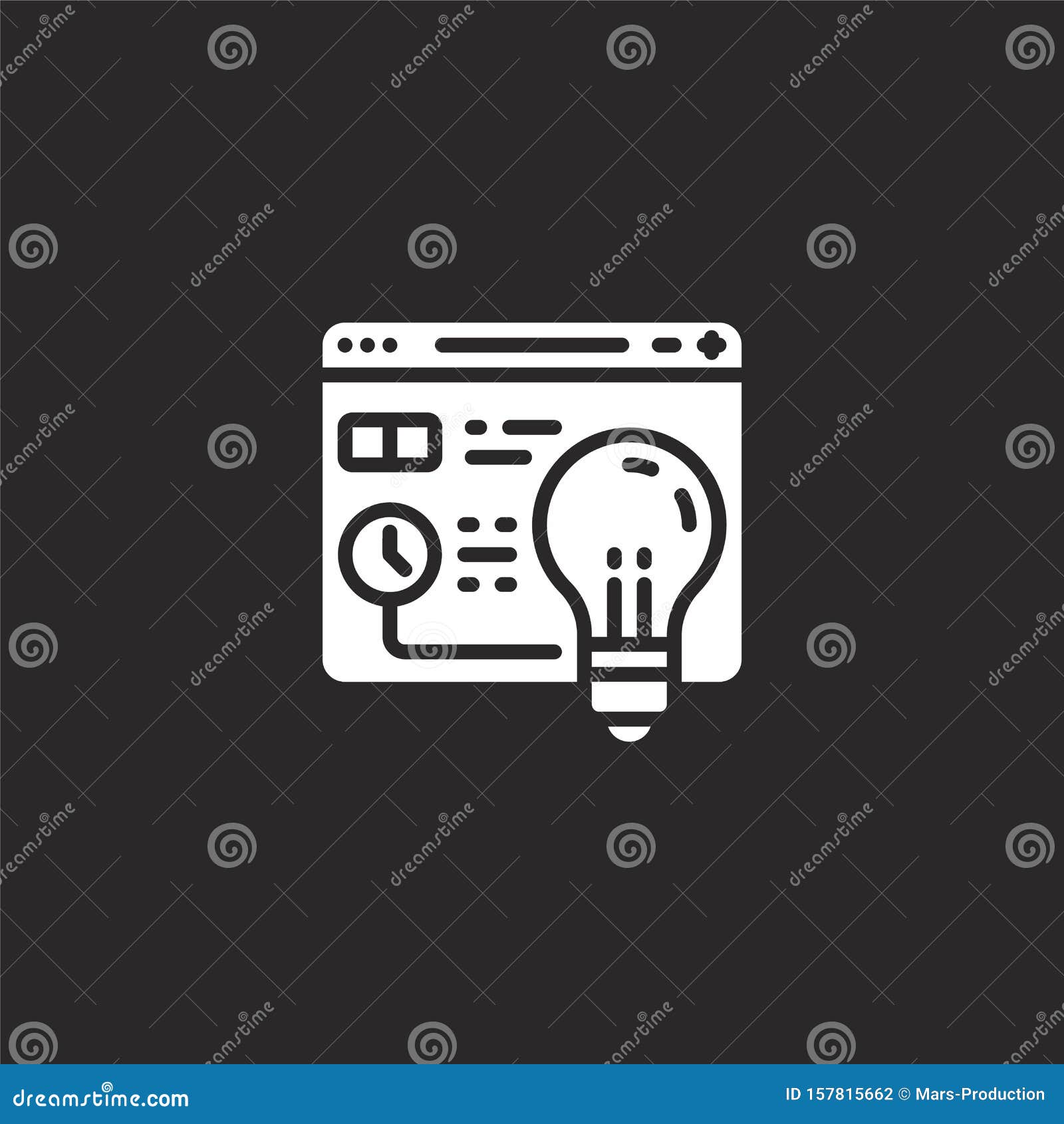 Lighting Icon. Filled Lighting Icon for Website Design and Mobile, App ...