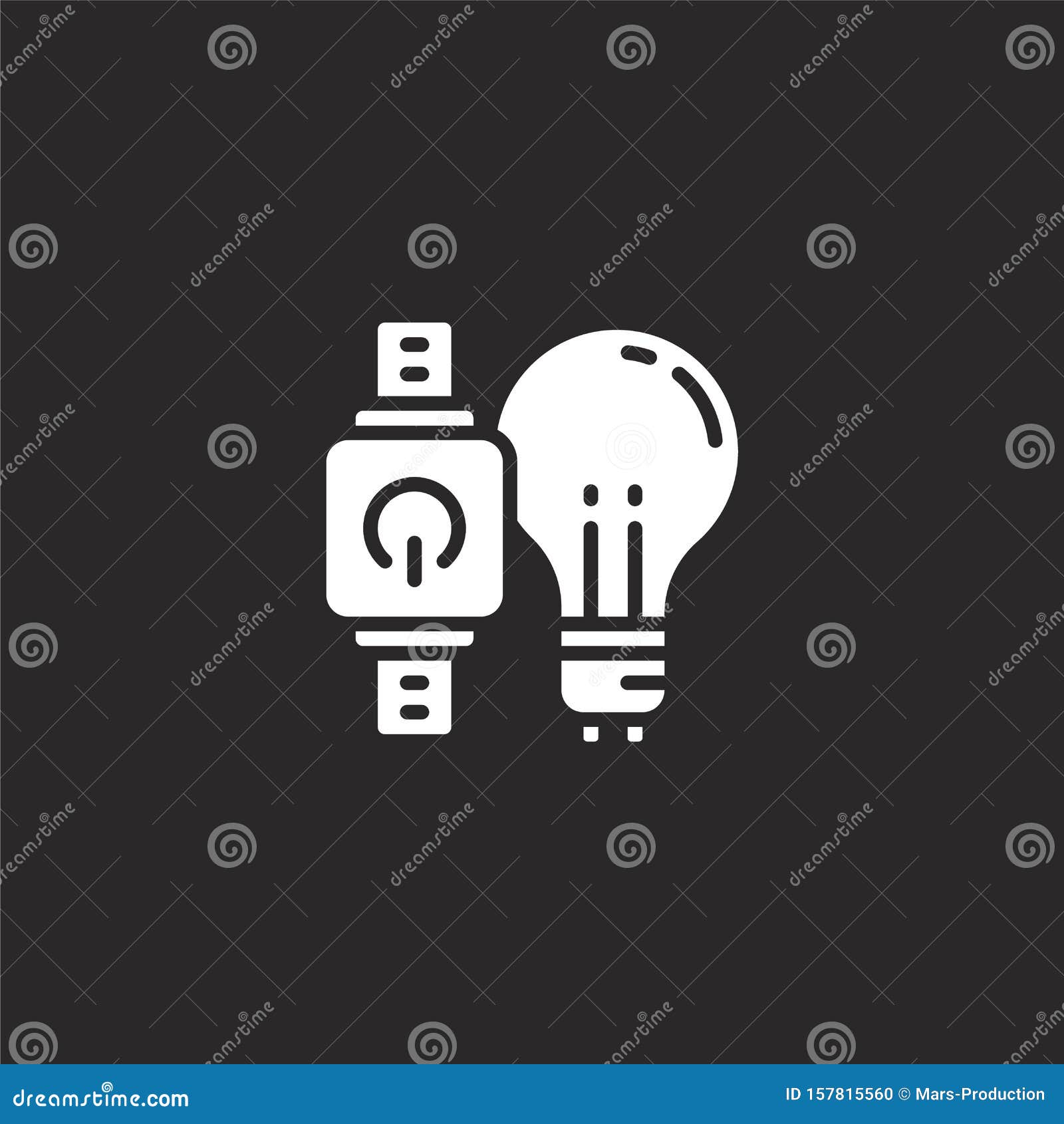 Lighting Icon. Filled Lighting Icon for Website Design and Mobile, App ...
