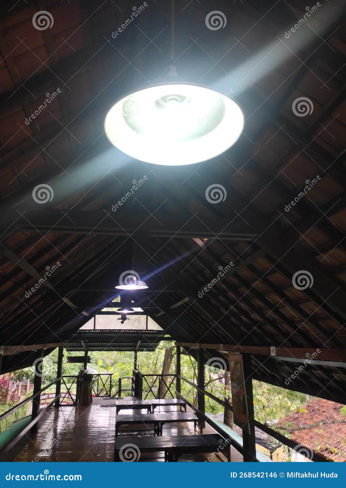 Lighting Inside Dark Areas in the Afternoon Stock Photo - Image of ...
