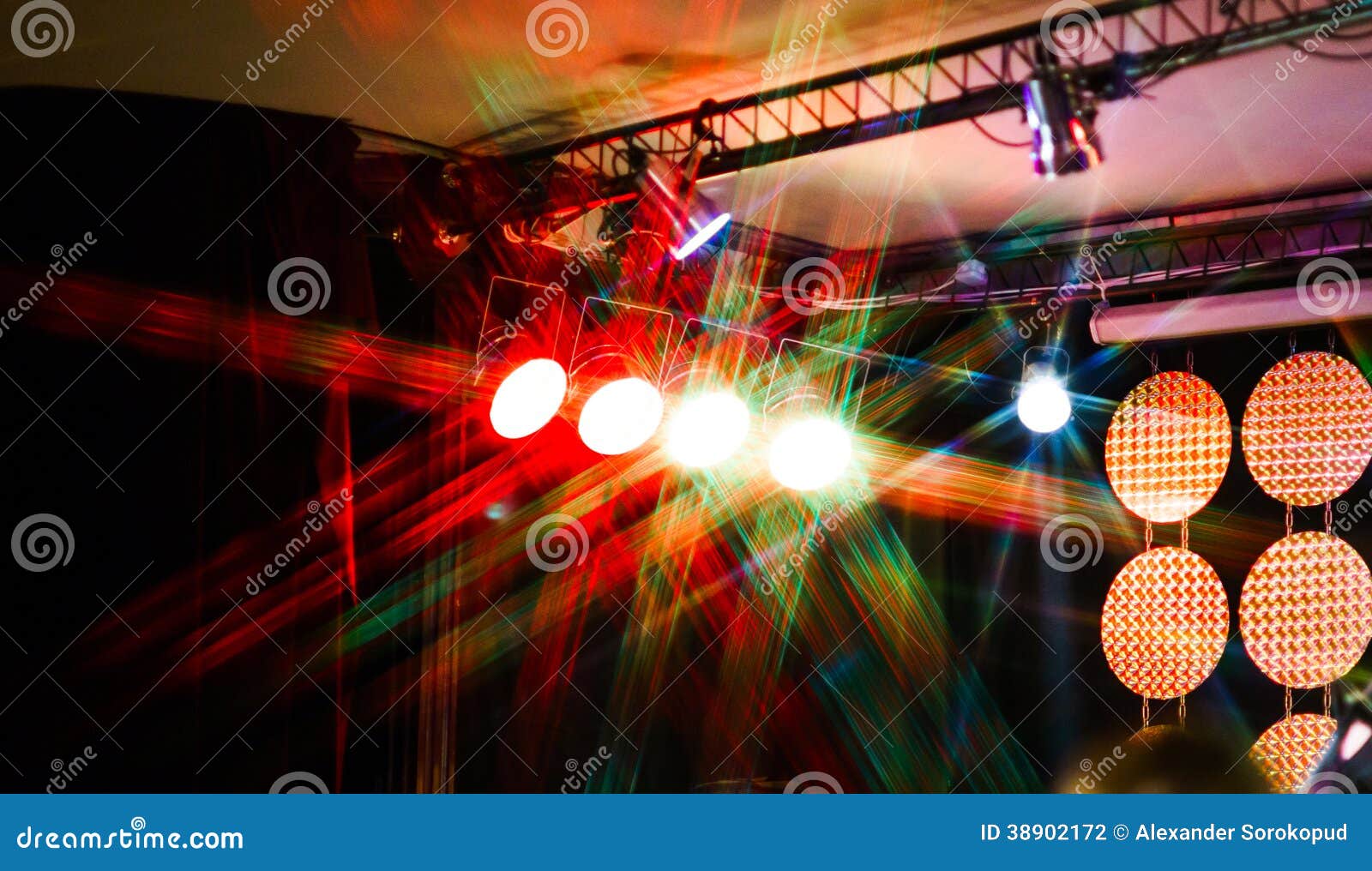 Lighting Kit for Musical Concert Stock Photo - Image of white, theater ...