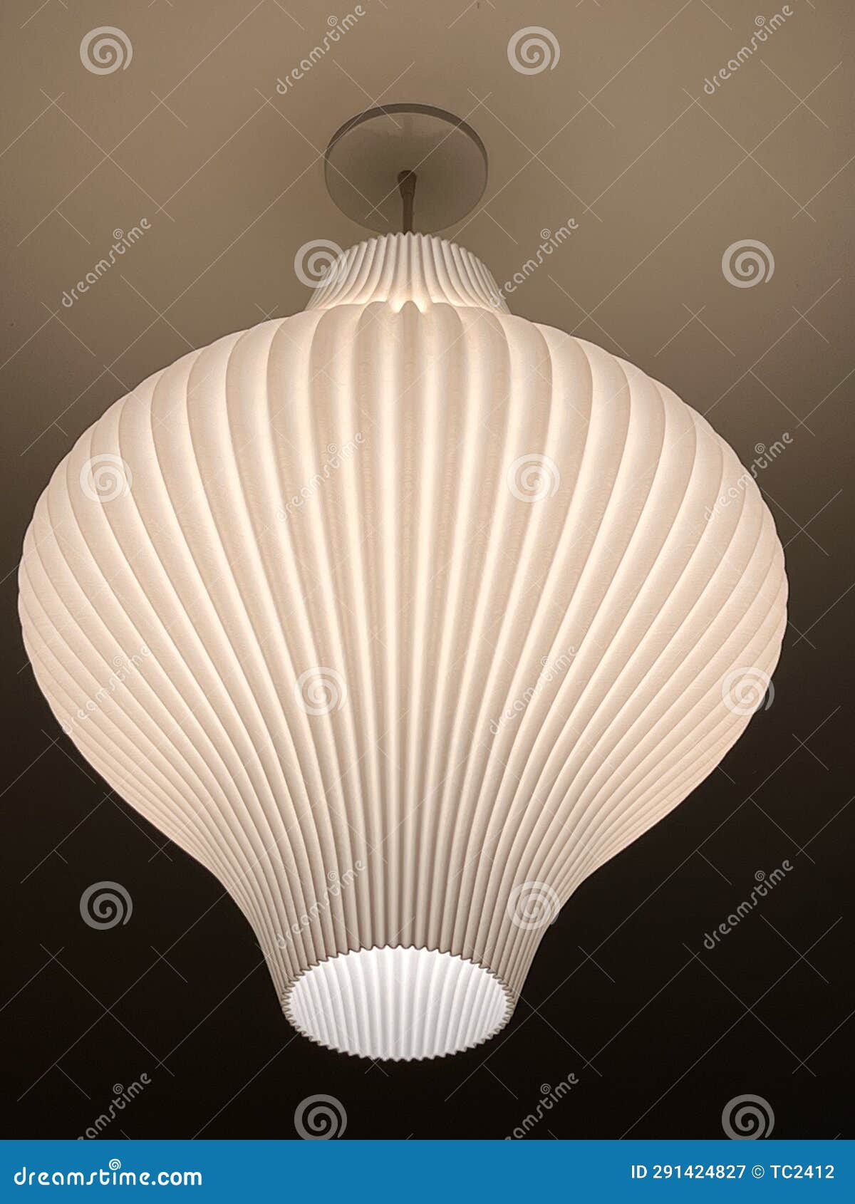 Lighting Lamp Shaped Like Folded Paper Stock Image - Image of lamp ...
