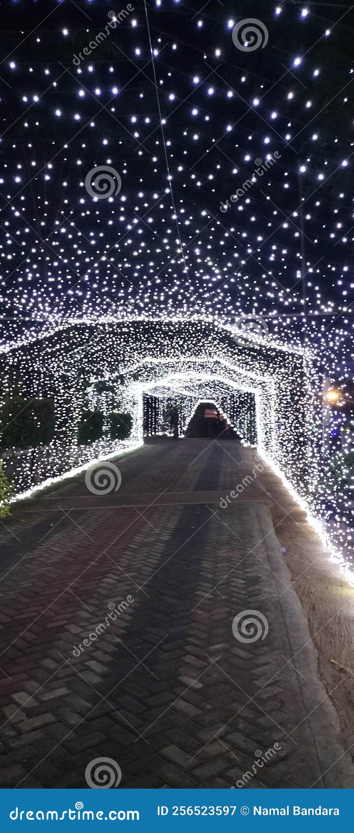 Lighting lane at temple stock image. Image of reflection - 256523597