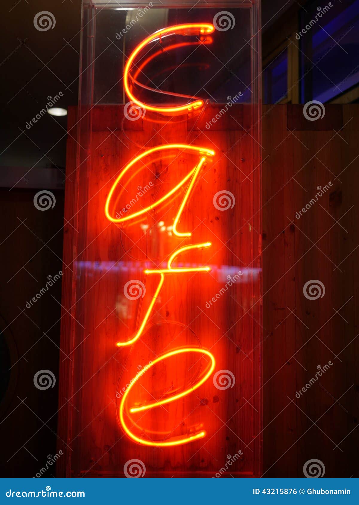 Lighting letters sign cafe stock photo. Image of vitality - 43215876