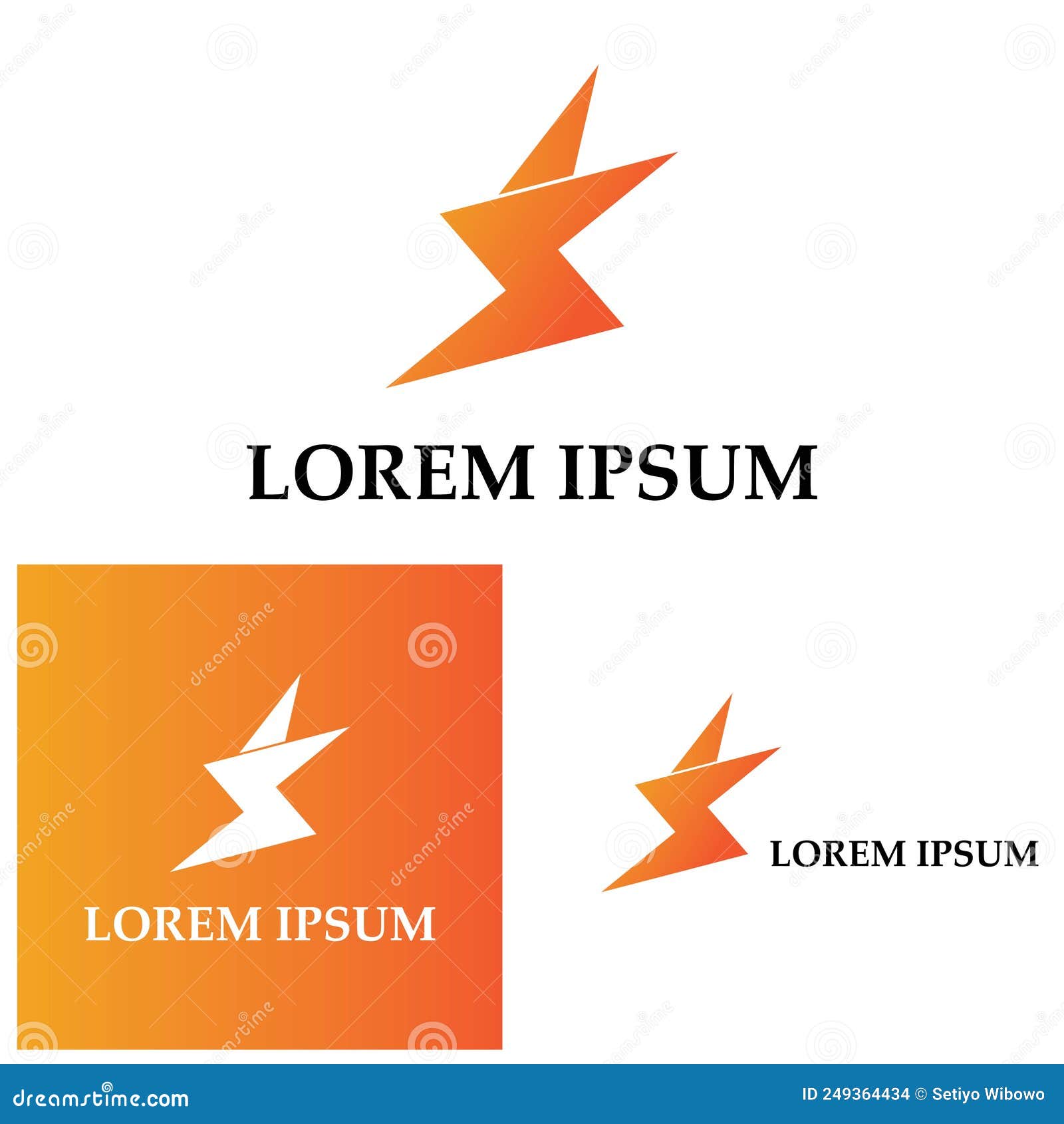 Lighting Logo Template for Many Purpose Stock Vector - Illustration of ...