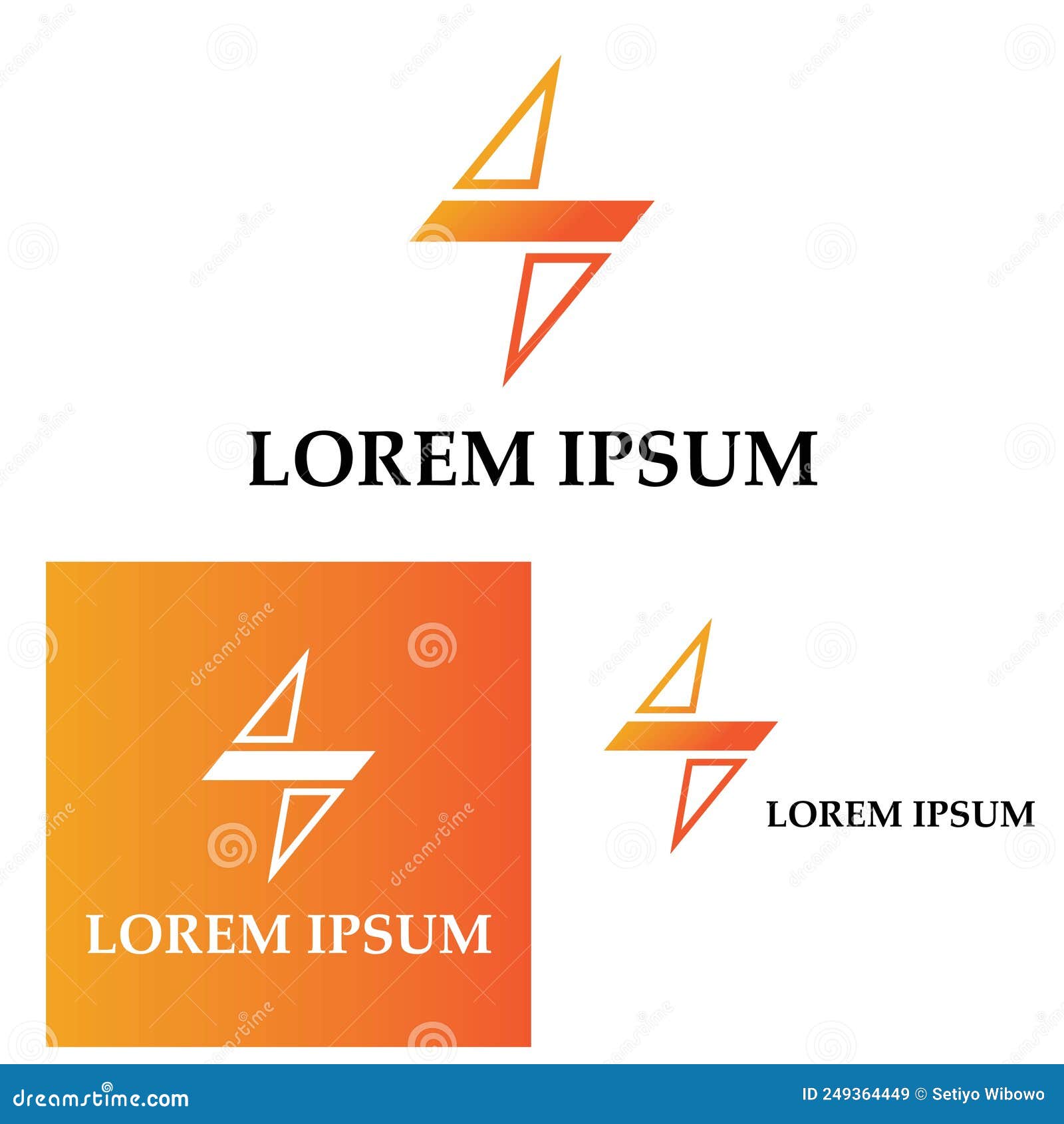 Lighting Logo Template for Many Purpose Stock Vector - Illustration of ...